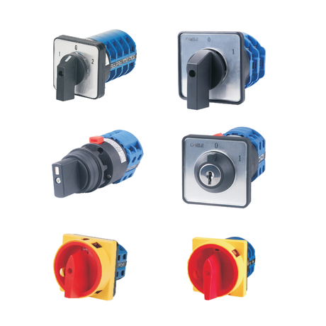 GW28 Series Rotary Cam Switches With Rated Heating Current 20A/25A/32A ...