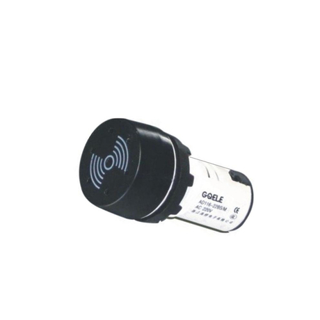 AD116-22BS/M 22mm Interrupted Sound Black Round Head With Short Body ...